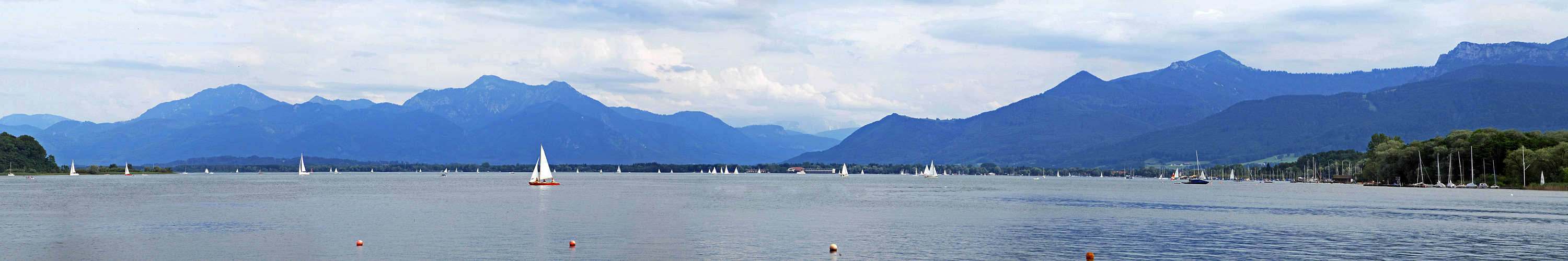 Chiemsee - Panorama (von Prien aus) Foto & Bild | deutschland, europe, bayern Bilder auf ...