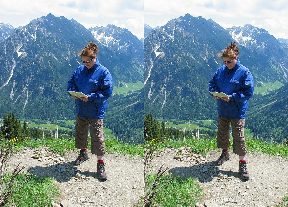 Elva am Abgrund (3D-Kreuzblick-Stereo) Foto & Bild | stereoskopische raumbilder, kreuzblick ...