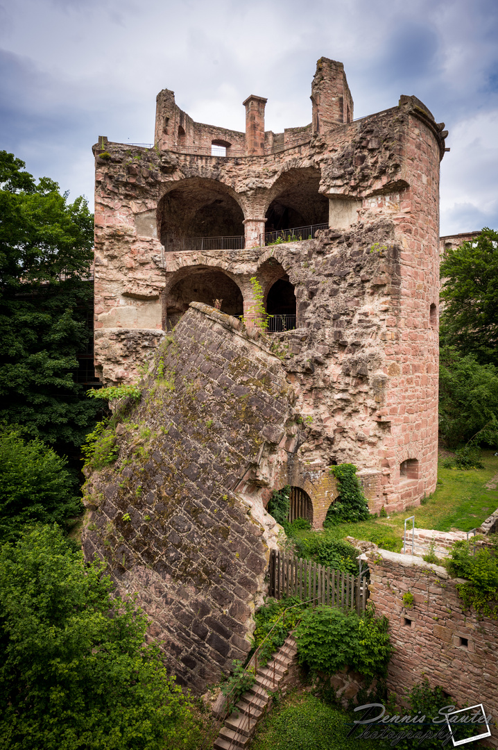Krautturm (Pulverturm), Schloss Heidelberg Foto & Bild | architektur, pulverturm, schloss Bilder ...