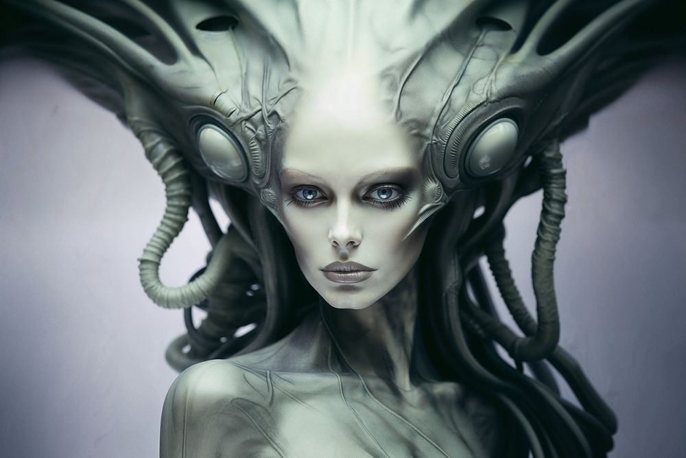 003_GigerBeauty Foto & Bild | ki - montagen, ki - menschen, ki - fantastisches Bilder auf ...