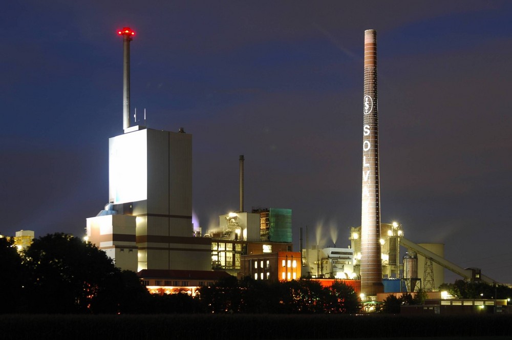 100 Jahre Solvay Rheinberg Foto & Bild | industrie und technik ...