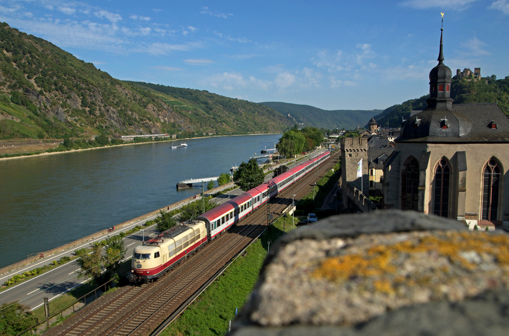 103er am Rhein Foto & Bild | dampf-, diesel- und e-loks, eisenbahn ...