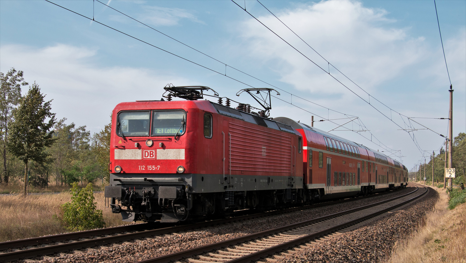 112 155 mit dem RE1... Foto & Bild | eisenbahn, motive, regionalbahn ...