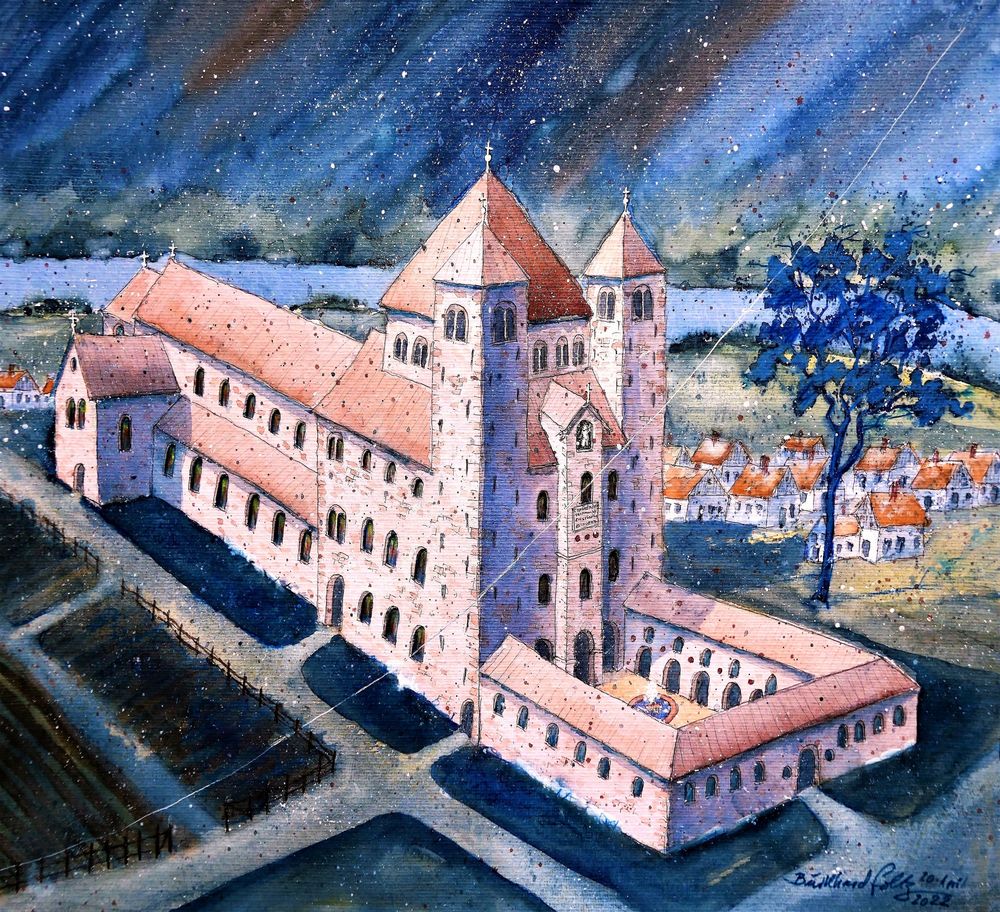 1200 Jahre karolingisches Westwerk in Corvey - Überarbeitung Foto ...
