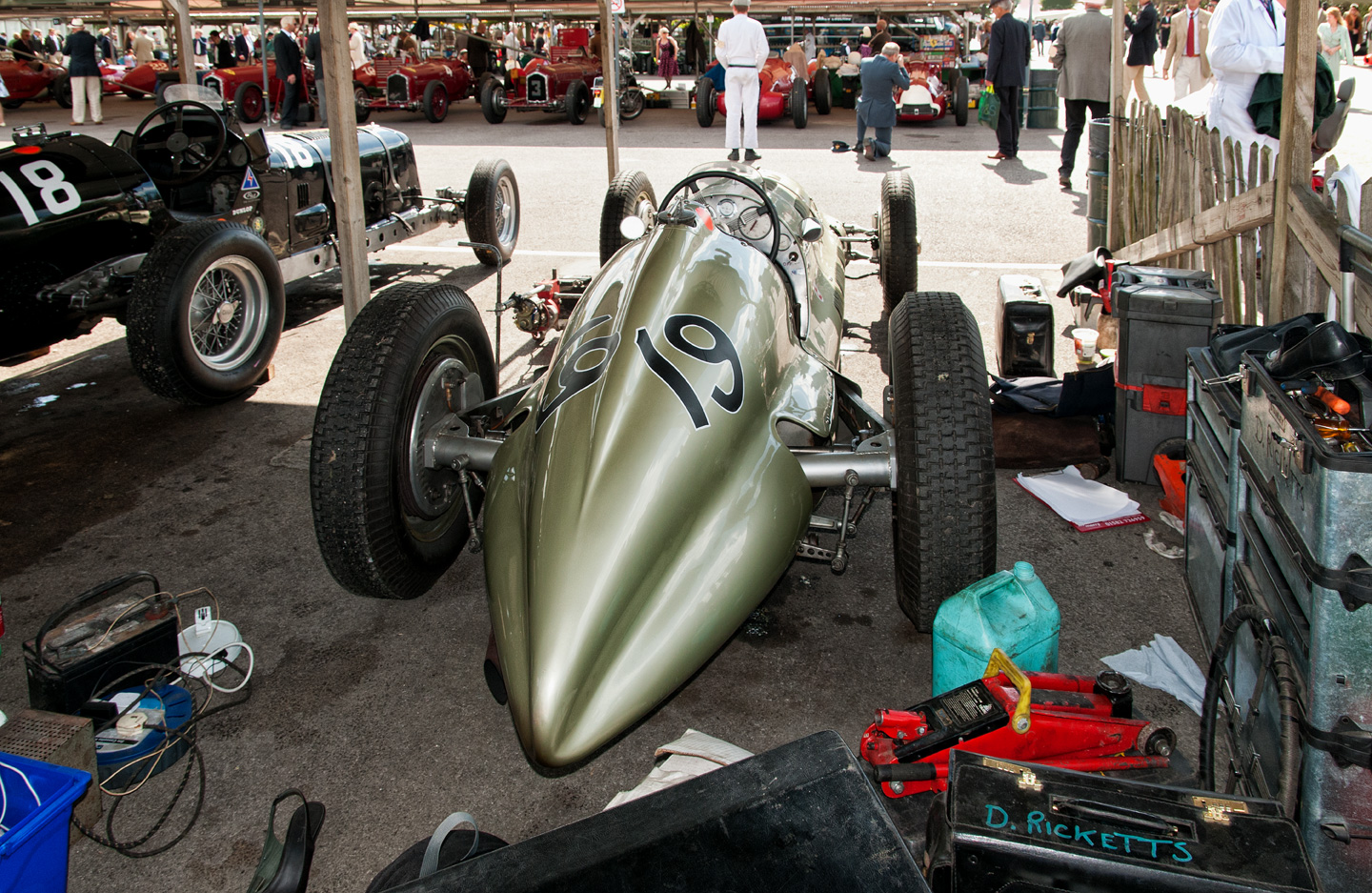 1938 ERA E-Type GP-1 im Goodwood Revival - Paddock Foto & Bild | sport ...