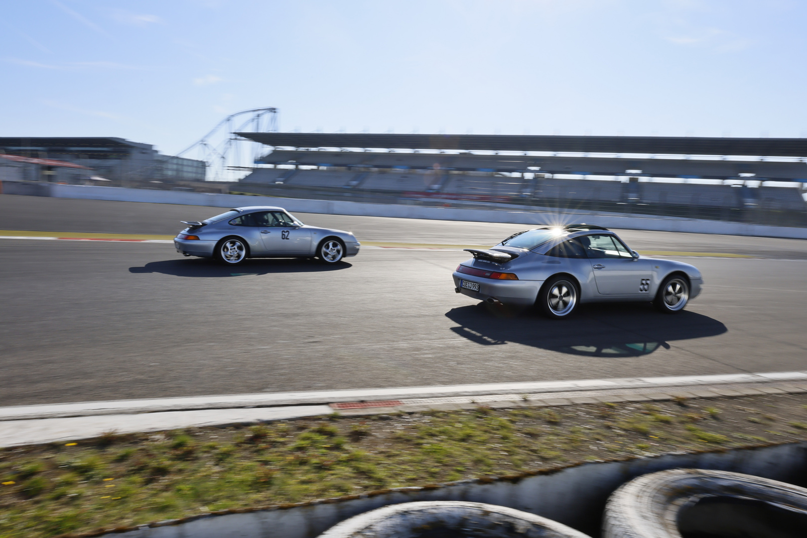 2 mal luftgekühlt auf der GP-Strecke des Nürburgrings Foto & Bild ...