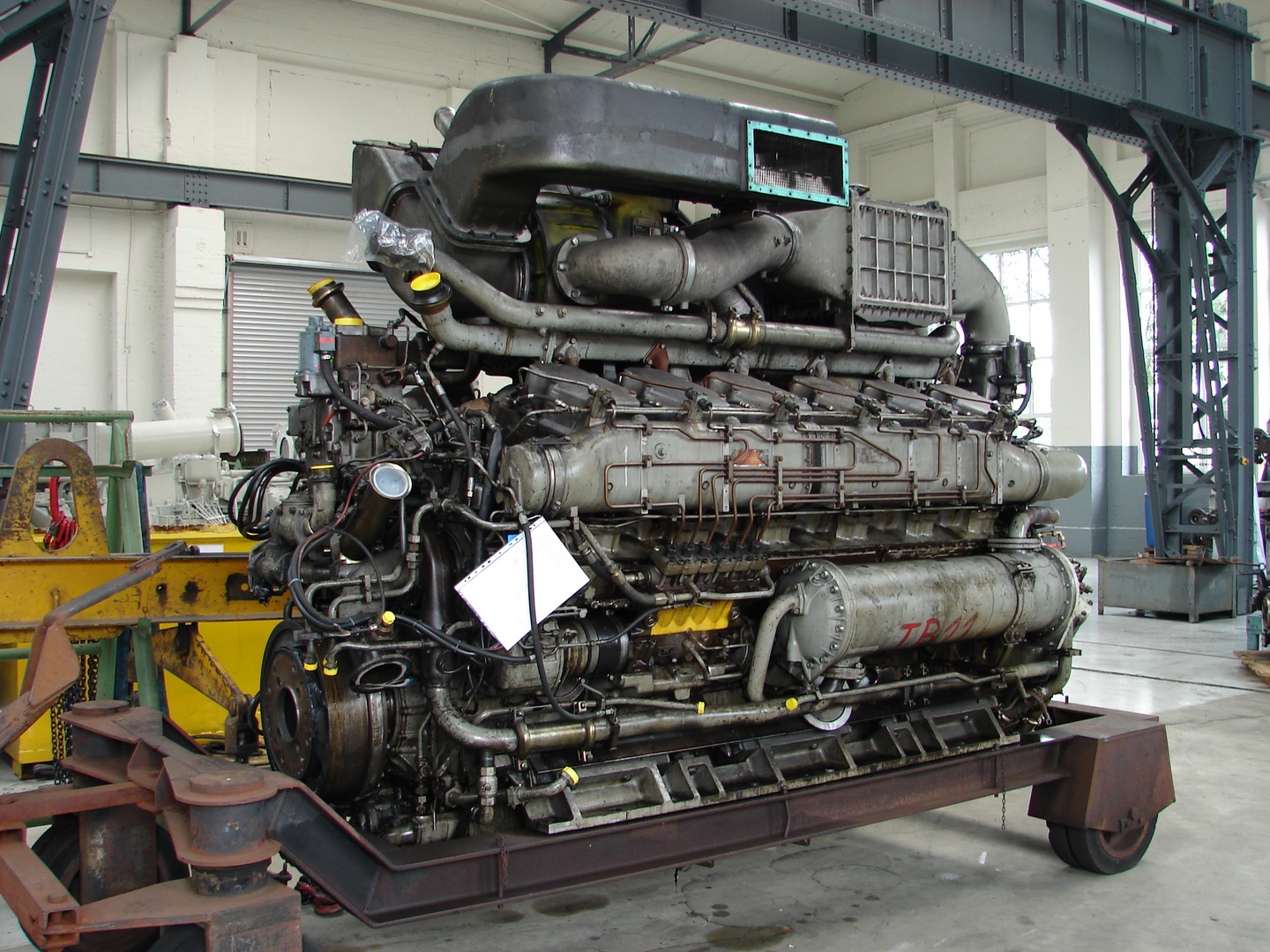 218 Motor im ausgebauten zustand im.... Foto & Bild | eisenbahn ...