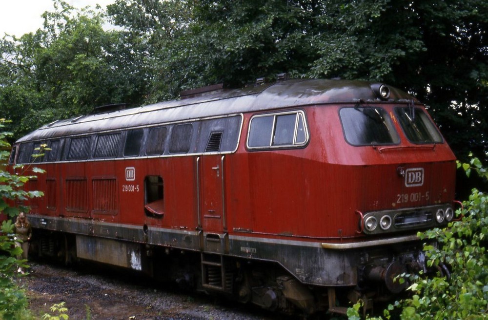 219 001 vor 24 Jahren Foto & Bild | dampf-, diesel- und e-loks, eisenbahn, verkehr & fahrzeuge ...