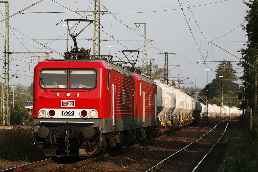 2x MEG mit Zementzug Foto & Bild | eisenbahn, privatbahn, verkehr ...