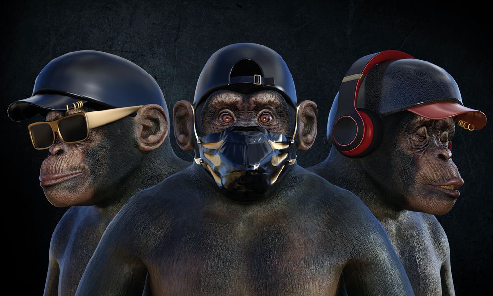 3 Affen Foto & Bild | 2d-grafik, comics, digiart Bilder auf fotocommunity