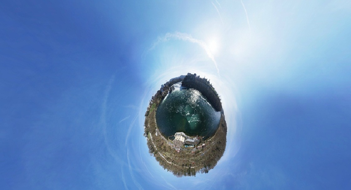 360° Kugelpanorama Rheinfall Schaffhausen www.hd-luvitec.com Foto ...