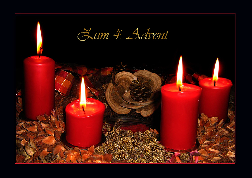 4 Kerzen Foto & Bild | karten und kalender, weihnachtskarten, spezial ...