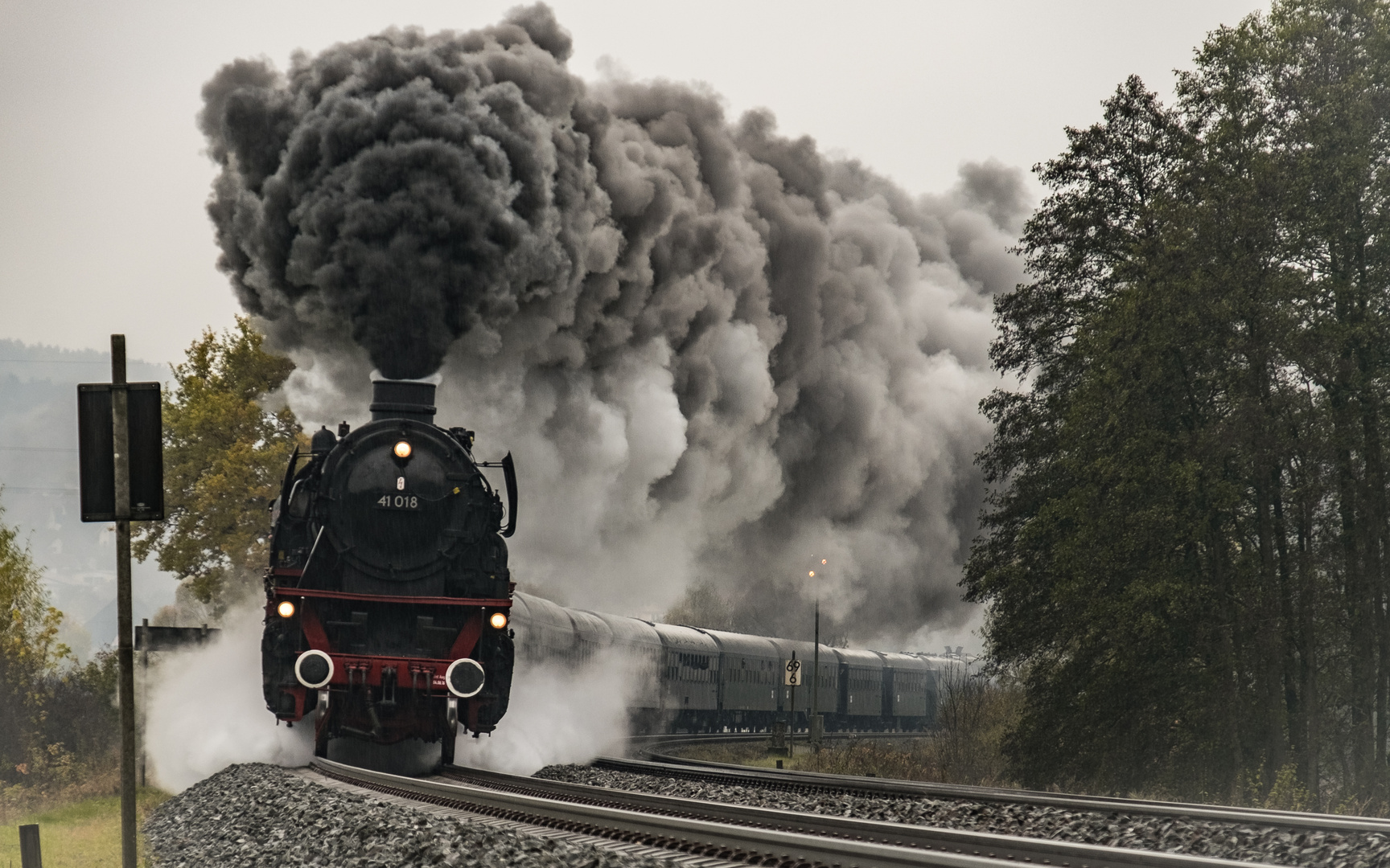 41 018 unter Volldampf Foto & Bild | eisenbahn, motive, 41 018 Bilder ...