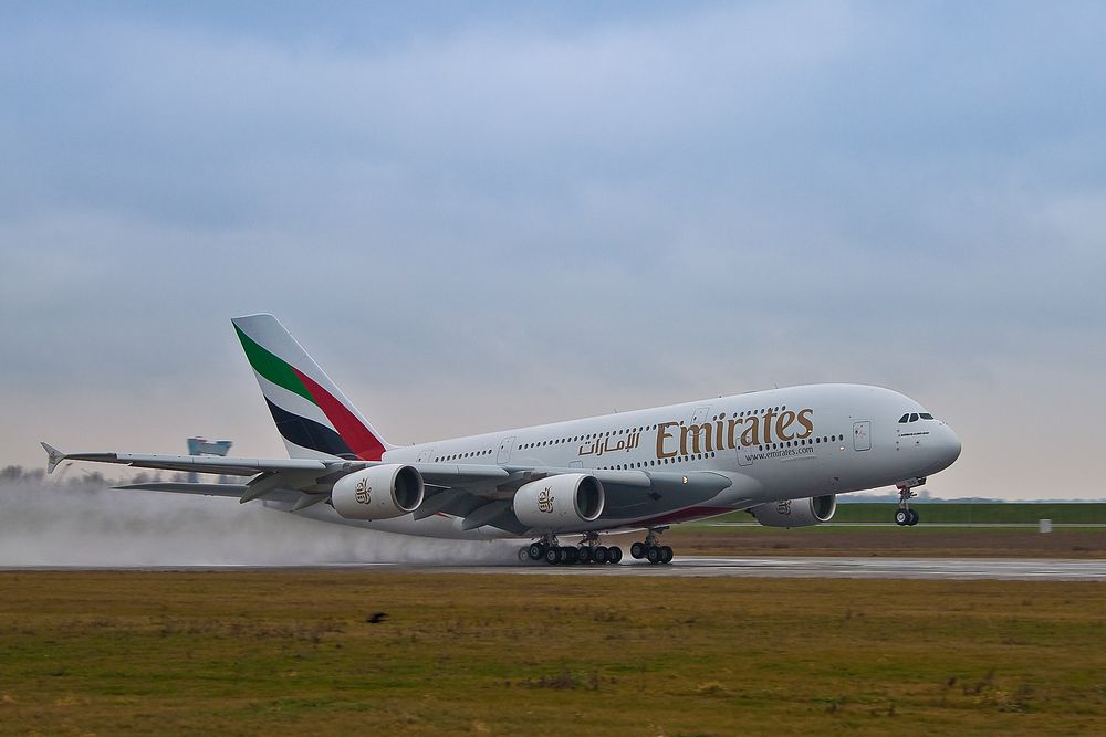 A 380 Take off Foto & Bild | luftfahrt, passagiermaschinen, verkehr ...