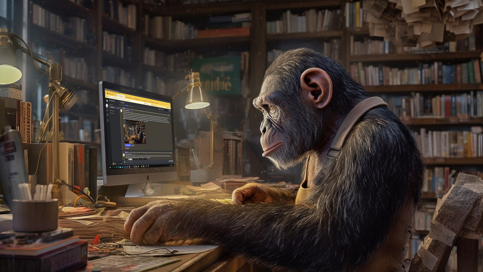 A Monkey for the Button Foto & Bild | mai, surreal, digiart Bilder auf ...