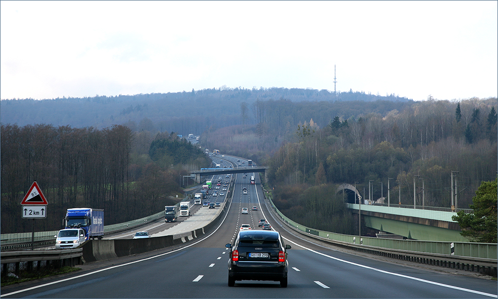 A7 Foto & Bild | architektur, straßen & brücken, autobahn Bilder auf ...