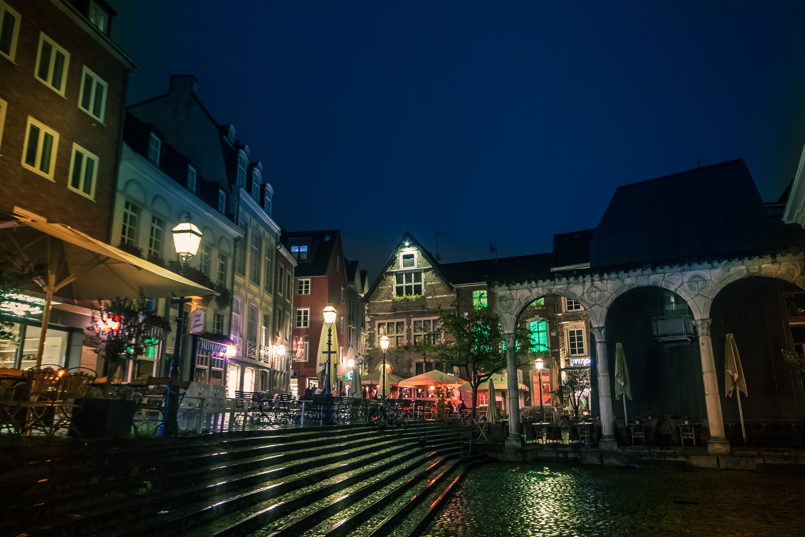 Aachen bei Nacht 3 Foto & Bild | nacht, aachen, altstadt Bilder auf fotocommunity