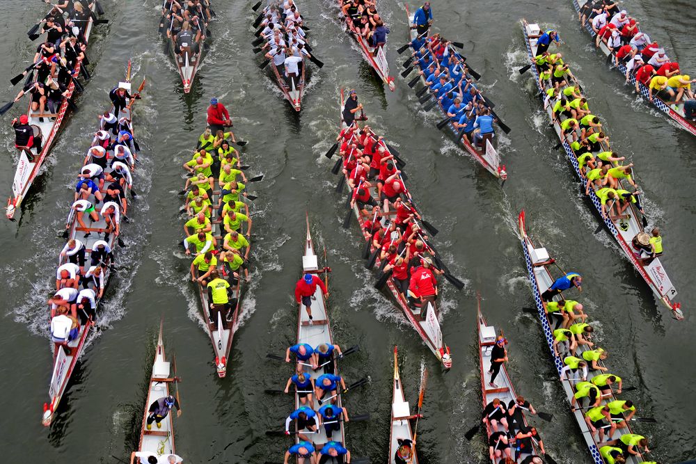 Drachenboote - Bild & Foto von Ray J. aus Foto des Jahres 22 ...