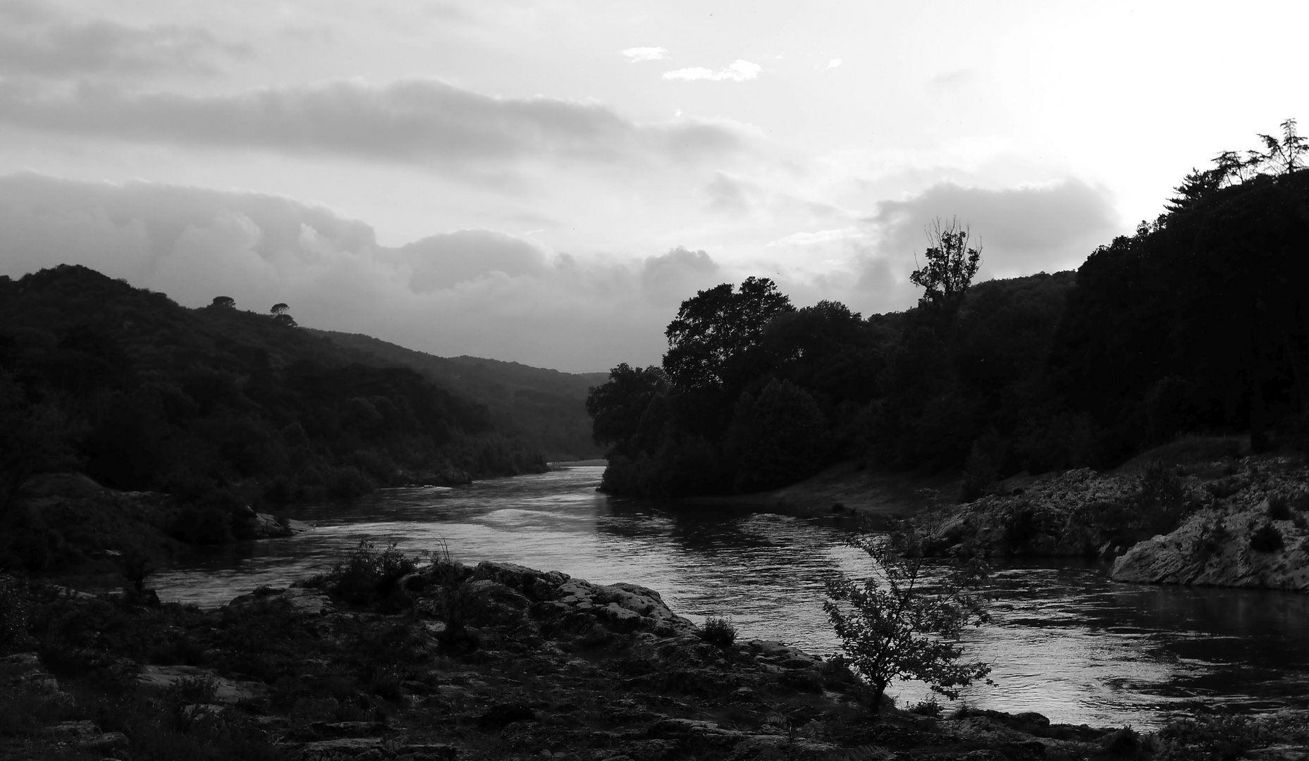 Abend am Fluss Foto & Bild | spezial, natur, landschaft Bilder auf ...
