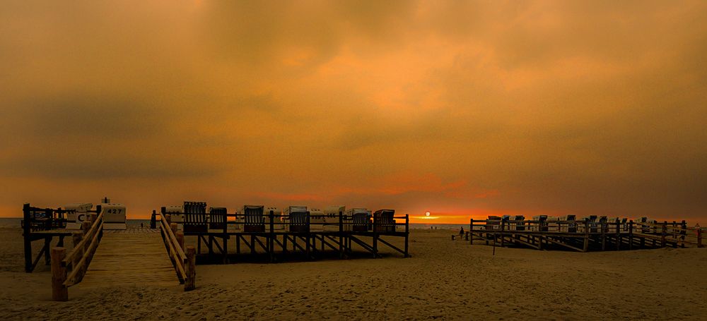 Abend am Strand - 5 Foto & Bild | sonnenuntergang, abend, strand Bilder ...