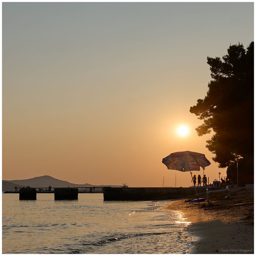 Abend am Strand Foto & Bild | erwachsene menschen, europe, balkans ...