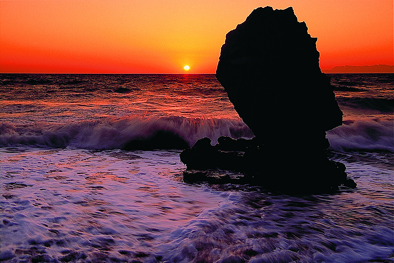 Abend am Strand von Rhodos Foto & Bild | landschaft, meer & strand ...