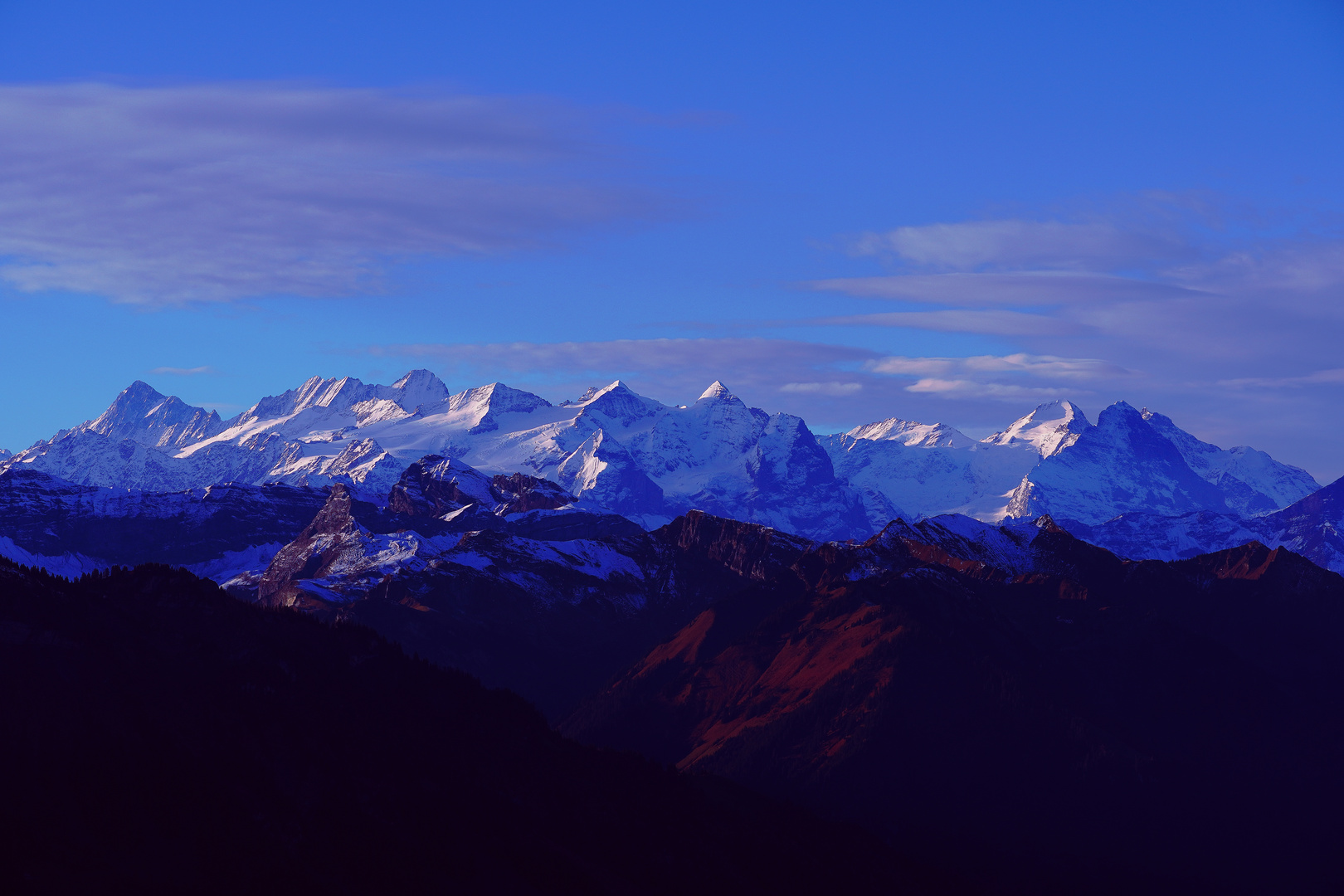 ABEND ÜBER DEN GIPFELN Foto & Bild | landschaft, berge, gipfel und ...