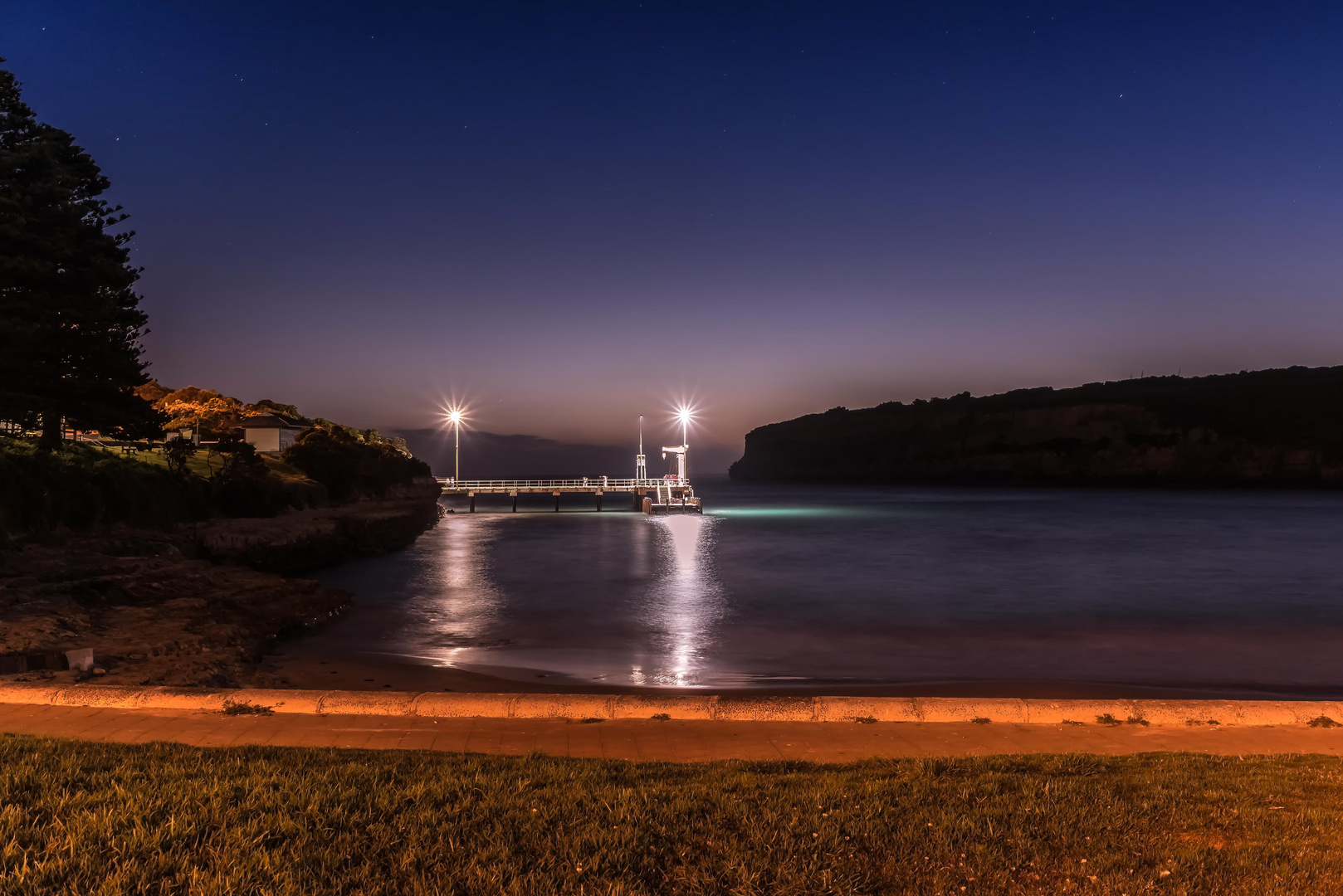 Abenddämmerung in der Port Campbell Bay, Australien Foto & Bild ...