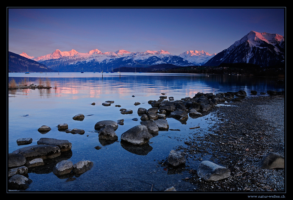 Abendrot am Thunersee Foto & Bild | europe, schweiz & liechtenstein, kt ...