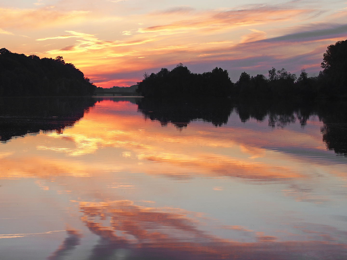 abends am Fluß 3 Foto & Bild | landschaft, bach, fluss & see, flüsse ...