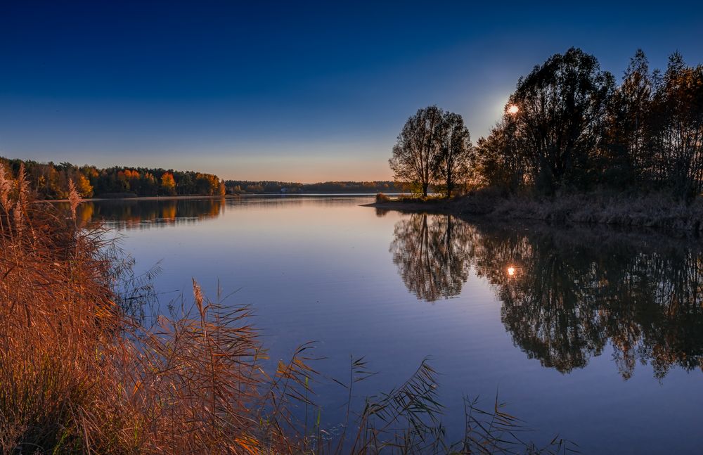 Abends am See Foto & Bild | landschaft, jahreszeiten, herbst Bilder auf fotocommunity