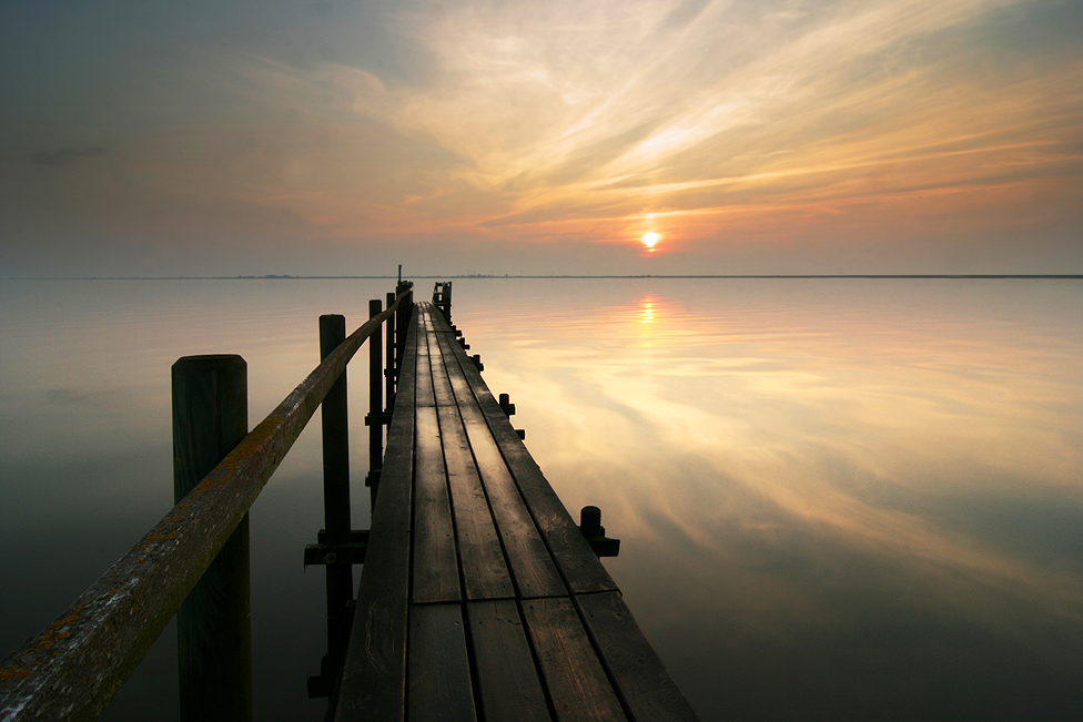 ~ Abends am Steg ~ Foto & Bild | deutschland, europe, schleswig ...
