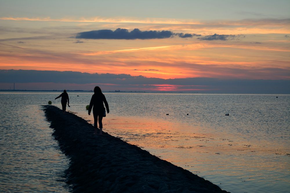 Abend´s am Strand Foto & Bild | urlaub, sonnenuntergang, outdoor Bilder ...