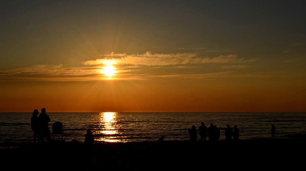 Abends am Strand Foto & Bild | europe, scandinavia, denmark Bilder auf ...
