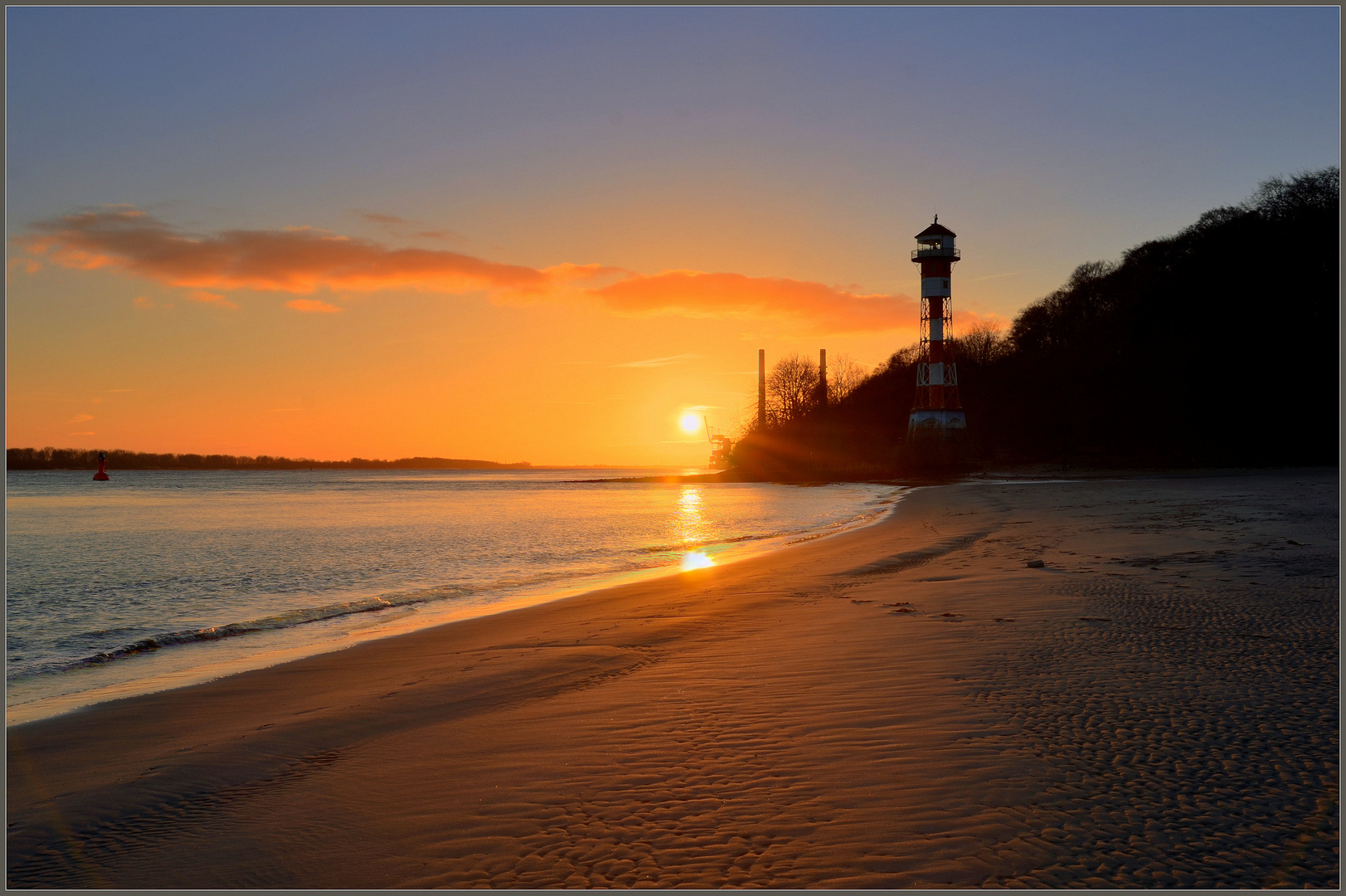 Abends am Strand von Wittenbergen Foto & Bild | deutschland, europe ...