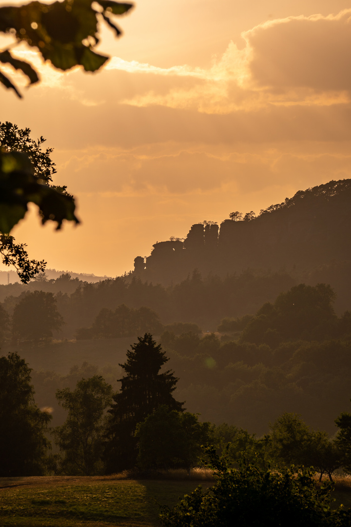 Abendstimmung Foto & Bild | landschaft, pfälzer wald, fotos Bilder auf fotocommunity