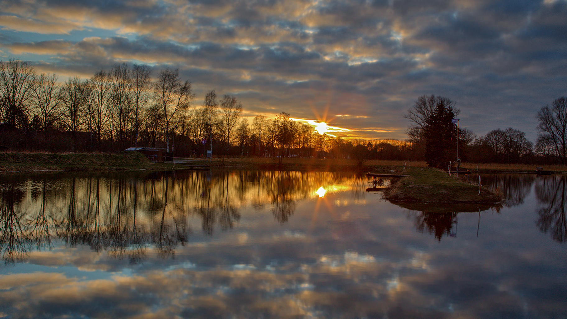 Abendstimmung Foto & Bild | jahreszeiten, sonnenuntergänge, winter Bilder auf fotocommunity
