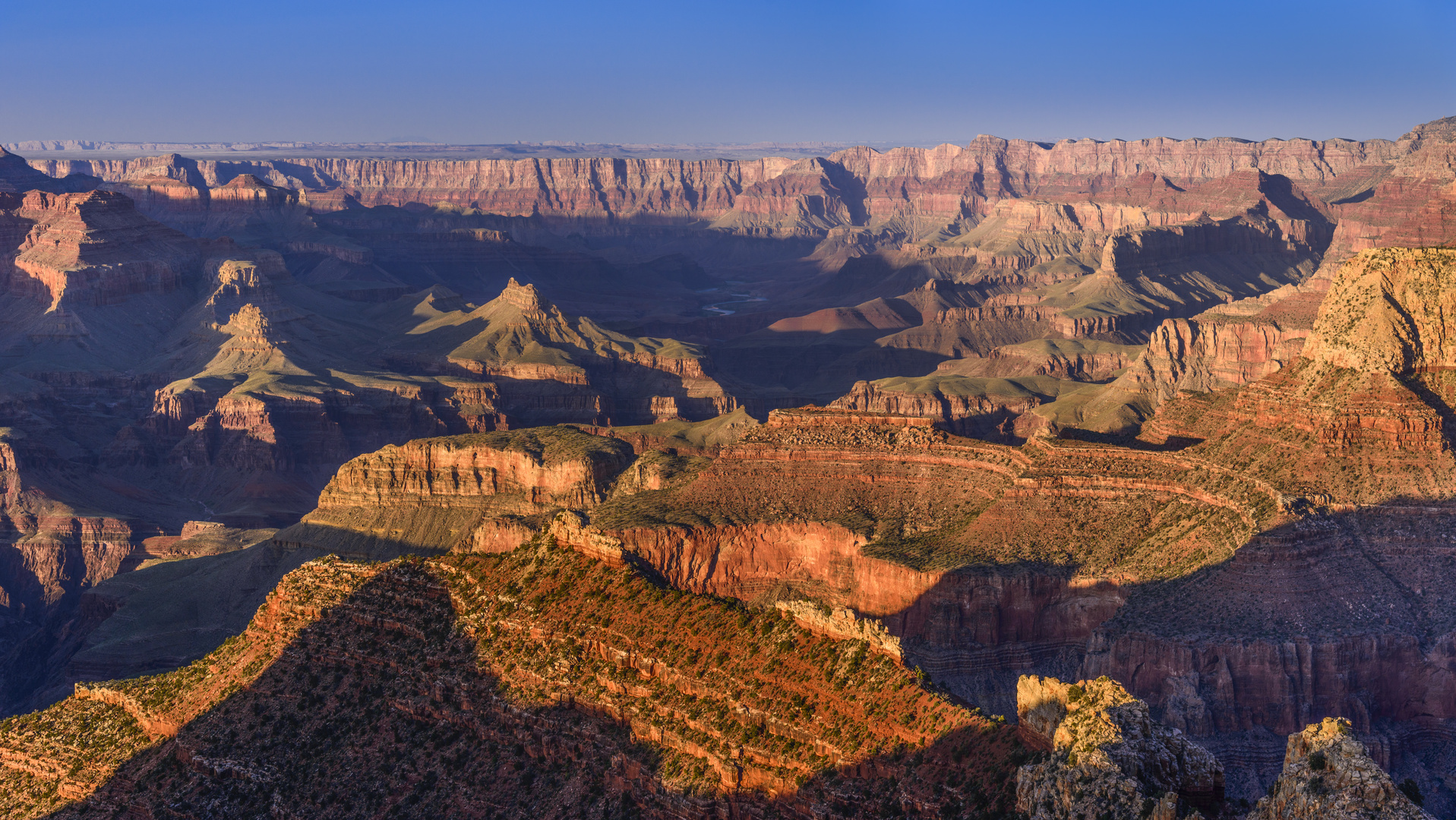 Abendstimmung am Grandview Point, Grand Canyon, Arizona, USA Foto ...