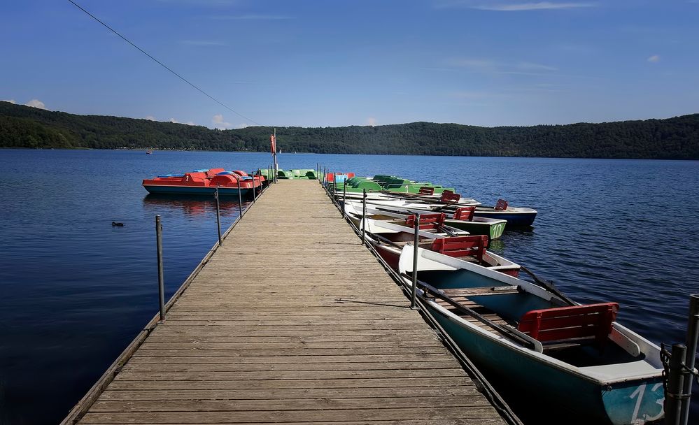 abens wird es still am Laacher See Foto & Bild | jahreszeiten, sommer ...