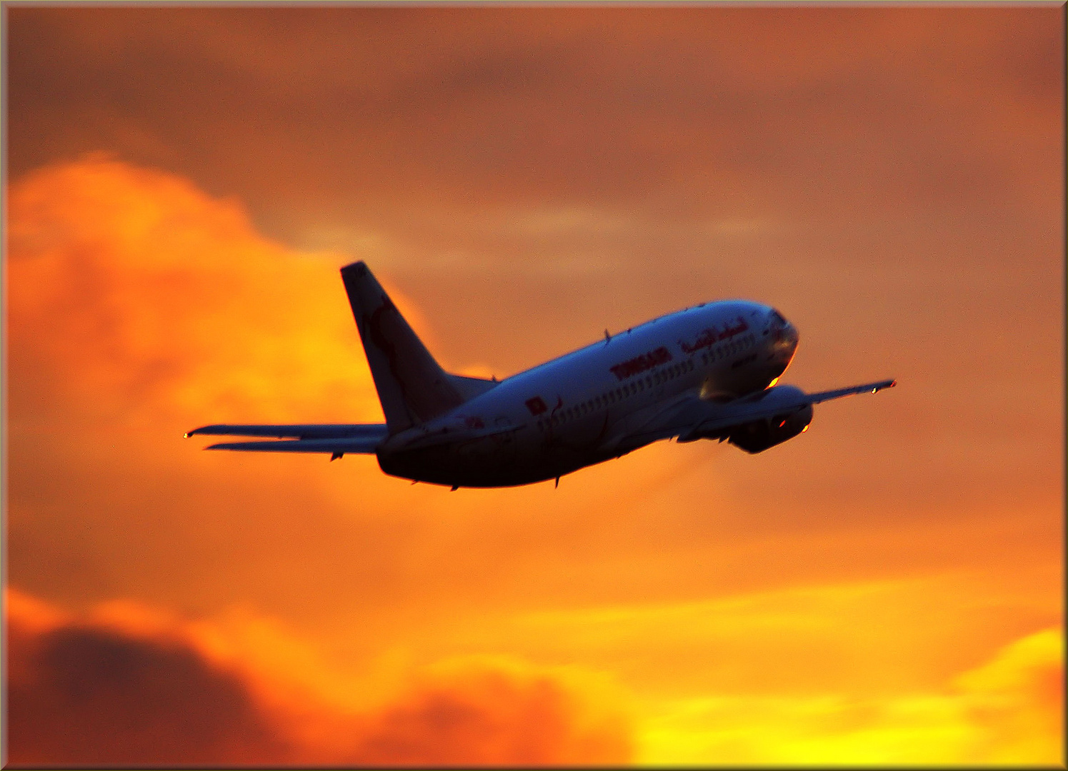Abflug in die Sonne :-) Foto & Bild | luftfahrt, passagiermaschinen ...