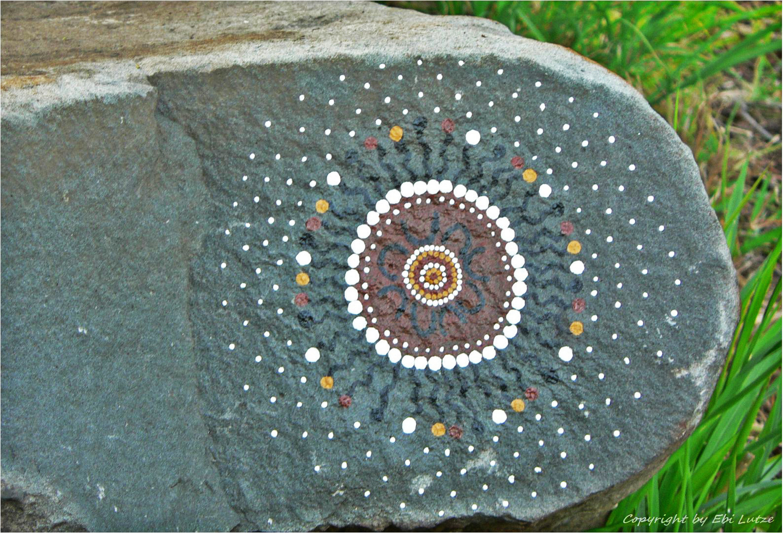 * Aboriginal Art on Stone * Foto & Bild | australia & oceania ...