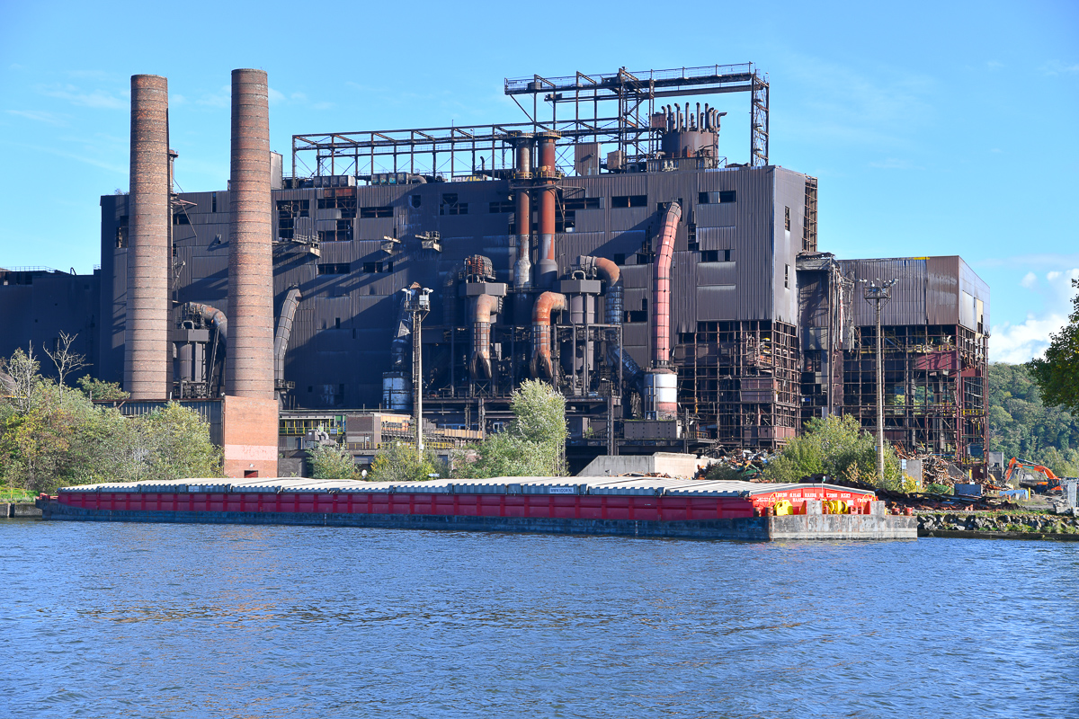 Abriss Stahlwerk Chertal (B) Foto & Bild | industrie und technik ...