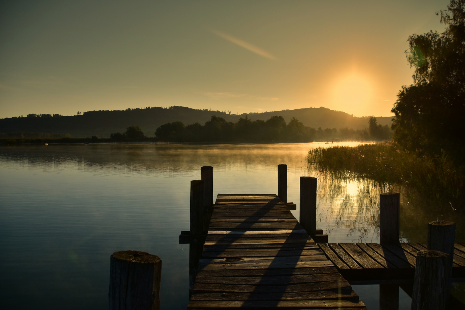 Absolute Ruhe Foto & Bild | wasser, sonnenaufgang, morgenstimmung ...