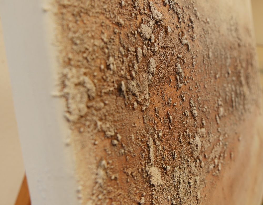 Abstrakte Kunst Detailaufnahme Foto & Bild | abstraktes, sand, erde ...