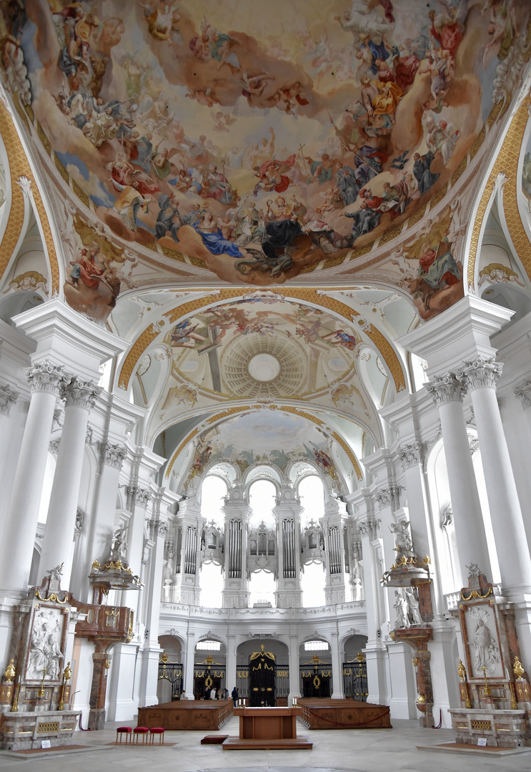 Abteikirche Neresheim Blick zur Orgel Foto & Bild | kirchen, architektur, motive Bilder auf ...
