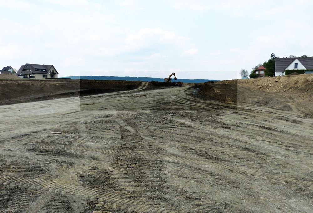 Abtragung des Boden bis 8 m tief Foto & Bild | architektur, straßen ...