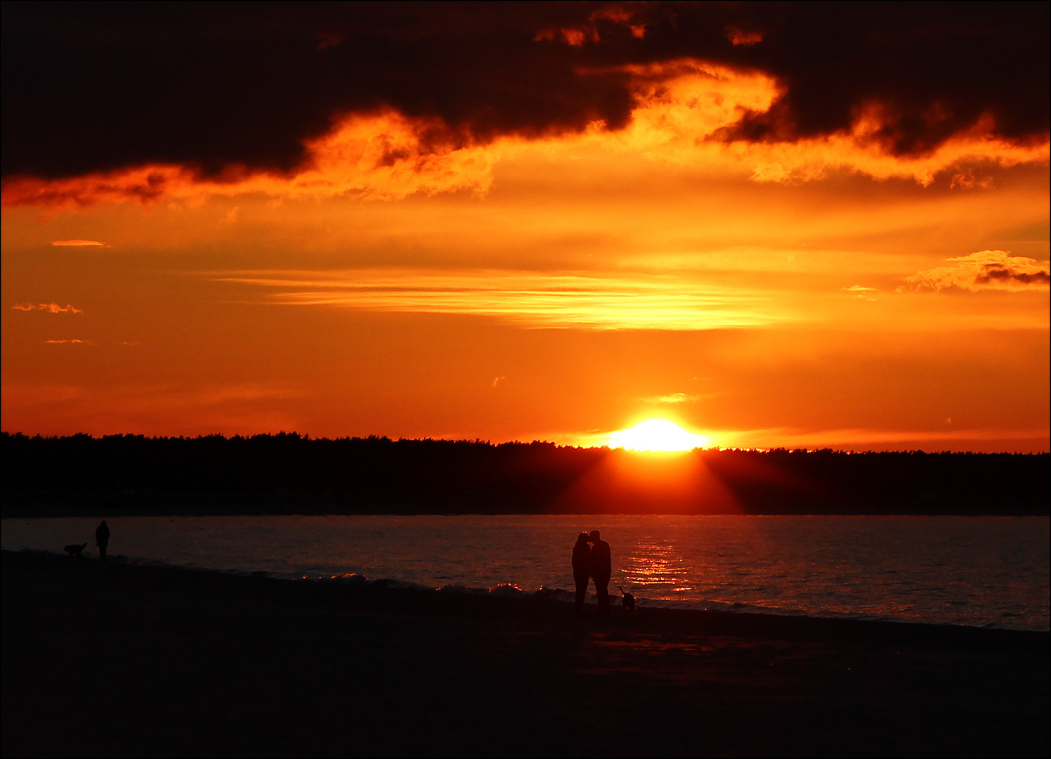 Ach ja ... Foto & Bild | sonnenuntergang, hund, ostsee Bilder auf ...