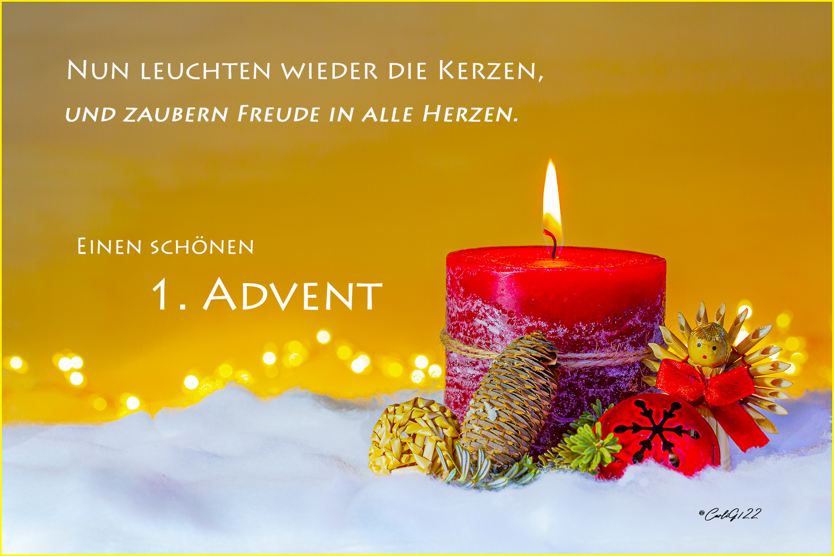 Advents Gruß Foto & Bild | stillleben, rendering, digiart Bilder auf ...