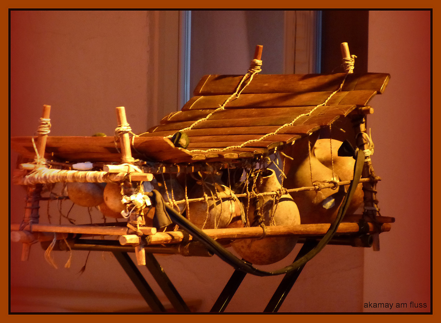 African Balaphone- Altes Musikinstrument heute Foto & Bild ...