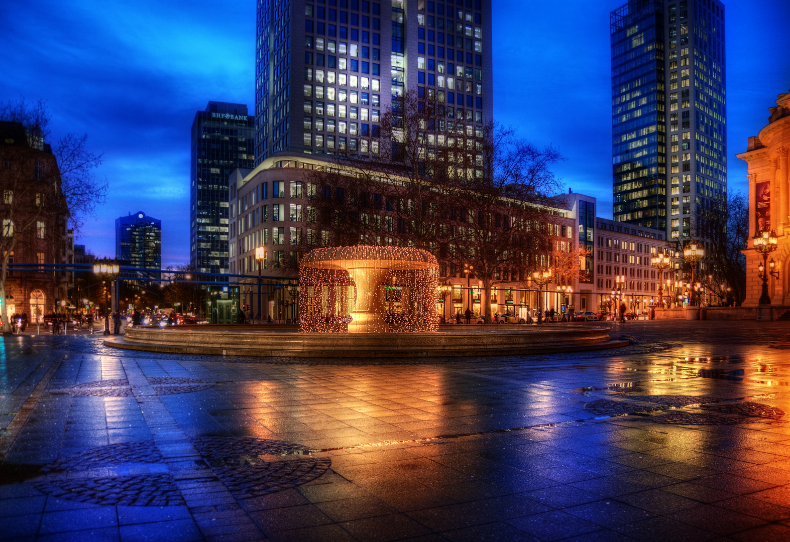 After-Glow Foto & Bild | architektur, architektur bei nacht, frankfurt ...